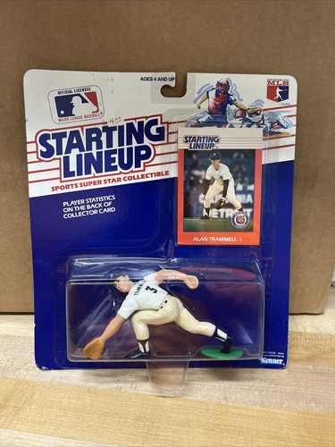 1988 ALAN TRAMMELL STARTING LINEUP FIGURE DETROIT TIGERS SLU NEW. Hall ...