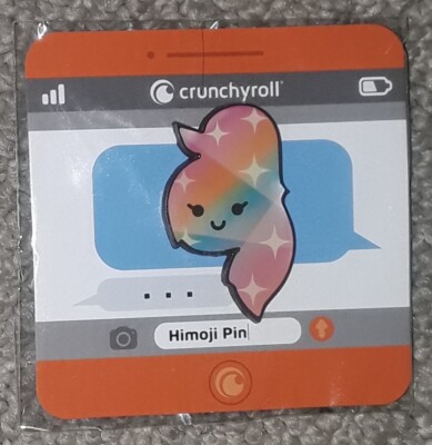 Loot Crate CrunchyRoll Himoji Pin rainbow sparkles hime | eBay