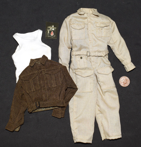 Dragon 1/6th Scale WW2/WWII British Tank Crews Desert Rats Uniform ...
