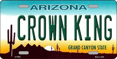 Crown King Metal Novelty License Plate Tag LP2892 | eBay