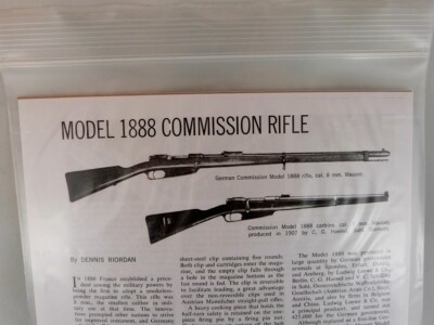 MODEL 1888 COMMISSION RIFLE BREAK DOWN INSTRUCTION KIT | eBay UK