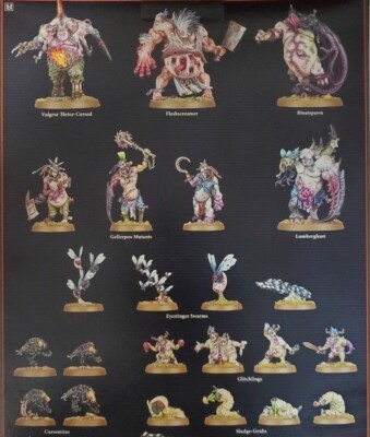 Gellerpox Infected Kill Team Chaos Nurgle Warhammer 40k Single Figures ...