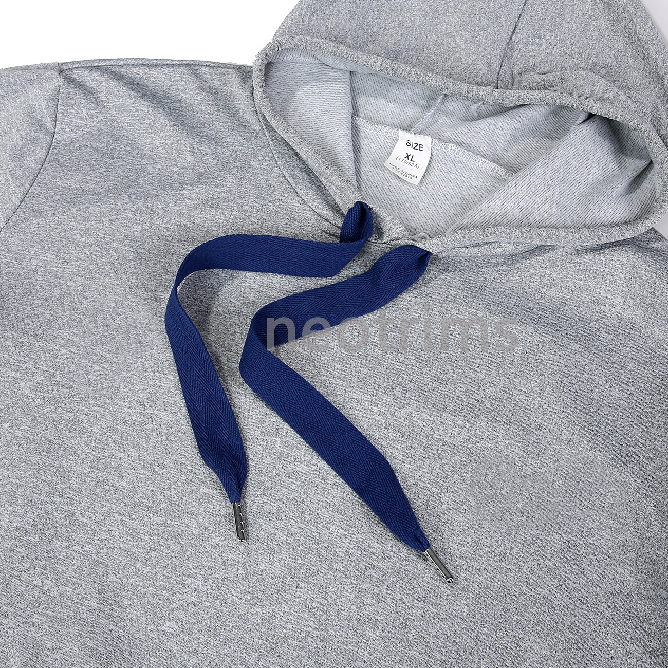 Flat Cotton Drawstring Hoodie String with Stopper Ends,25mm Drawcord ...