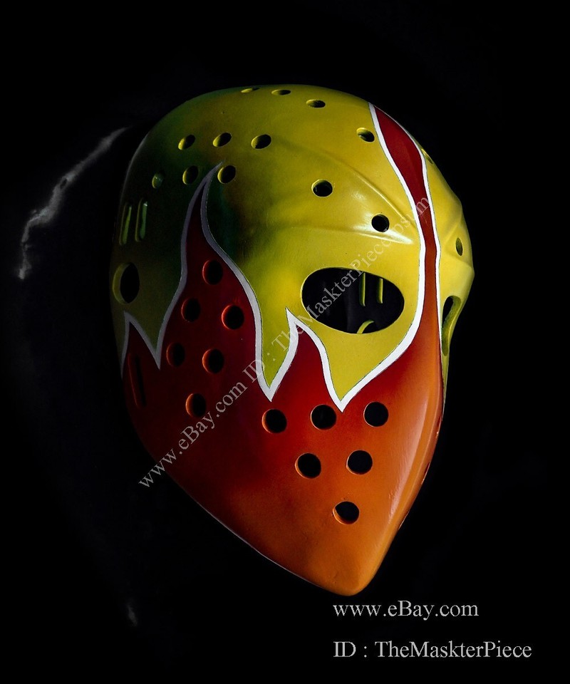 Ice Hockey Mask Goalie Helmet Wearable Home Decor Bernie Parent G66 | eBay