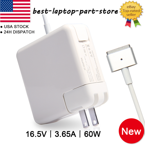 60W T-Tip AC Power Adapter Charger For MacBook Air Pro 13" 11" A1425 ...