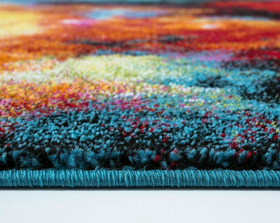 Modern Luxury Multi Craved Premium Quality Area Rugs Soft Thick Anti ...