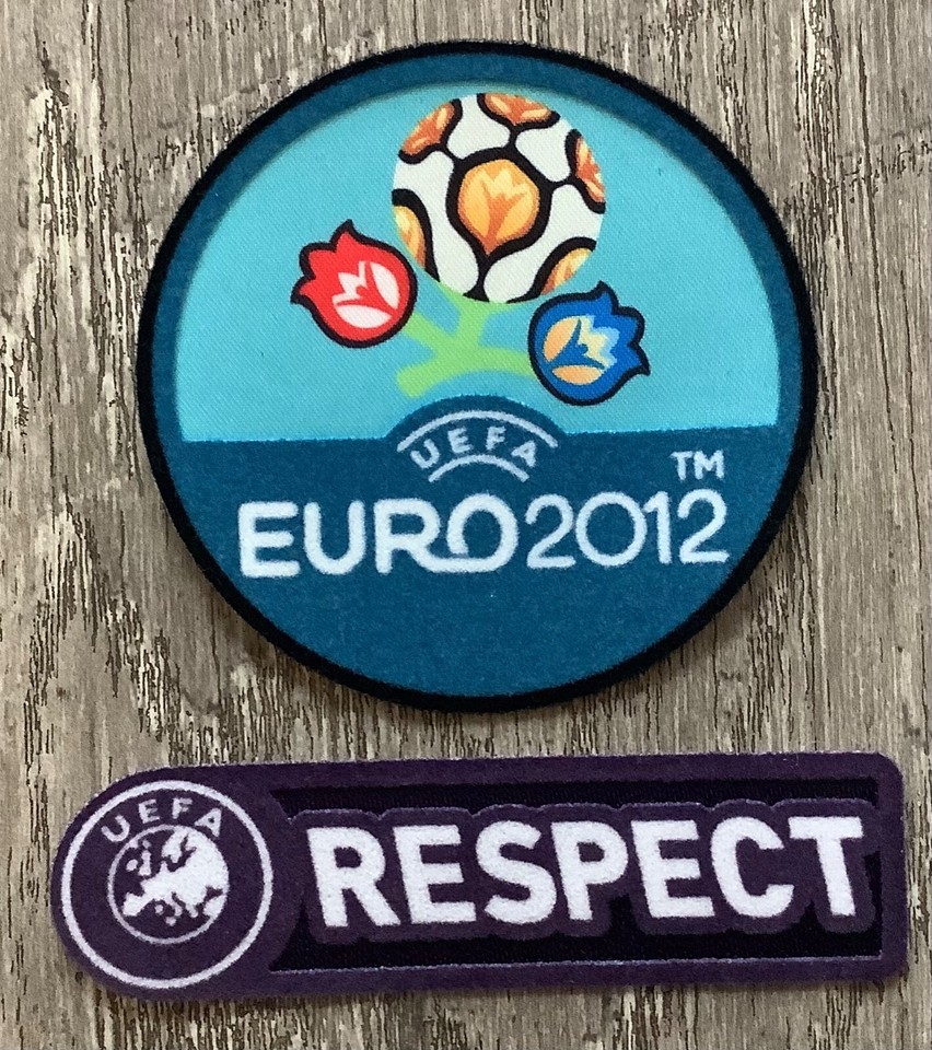 UEFA EURO Champions + Respect Patch Badge Distintivo Parche For Spain ...