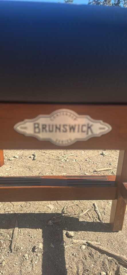Brunswick Contender Pool Table Chairs w/ Pool Cue Holder And Cup Holder ...