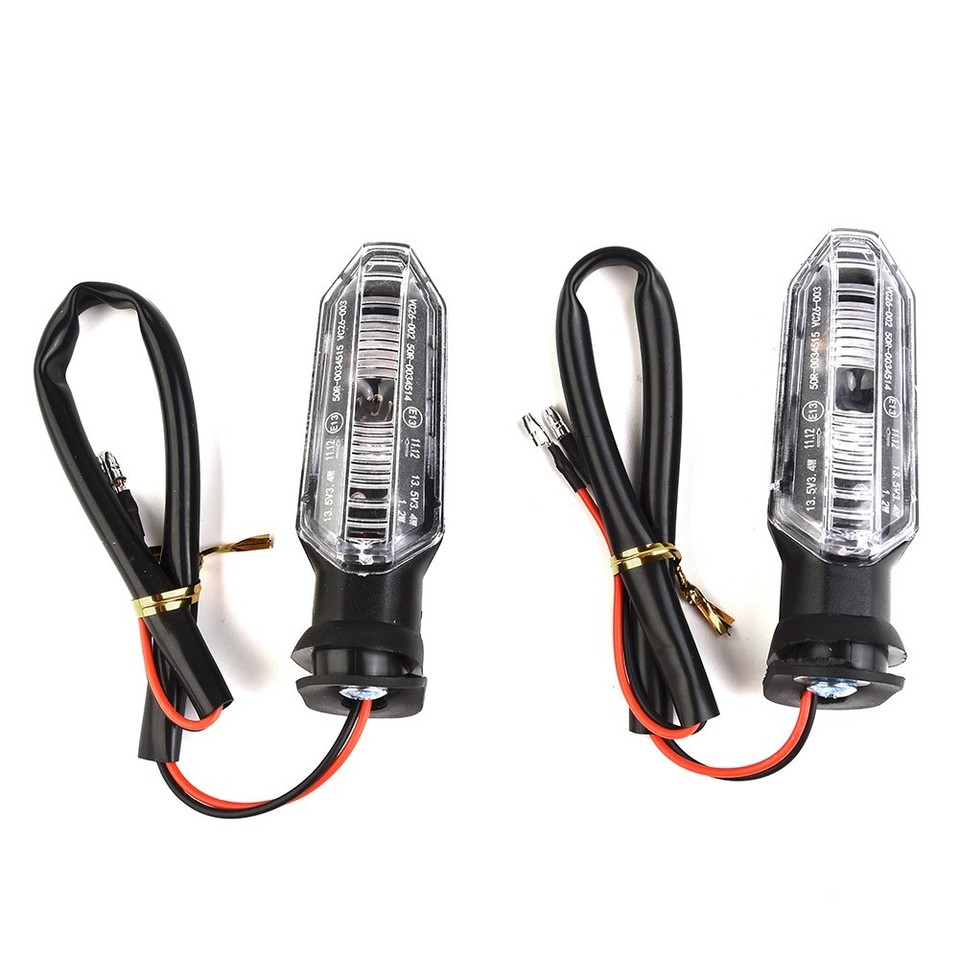LED Turn Signal Indicator Light Indicator 1 Pair ABS Cover Accessories ...