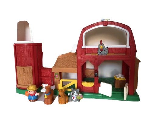 Fisher Price Little People Barn Ages 1-4 Yrs Farm Silo Stable Fun ...