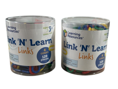 Learning Resources Link N Learn Links, 4 Colors, Set of 120 - LOT OF 2 ...
