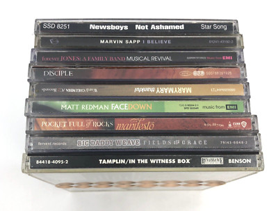 Christian Music 9 CD LOT Newsboys Disciple Tamplin Big Daddy Weave Mary ...