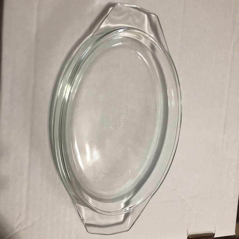 Pyrex Oval Lid 24A With side handles | eBay