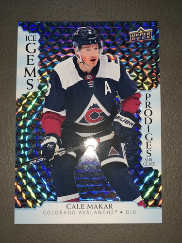 23/24 UD Tim Hortons Ice Gems Prodigies #IG-4 CALE MAKAR Colorado ...