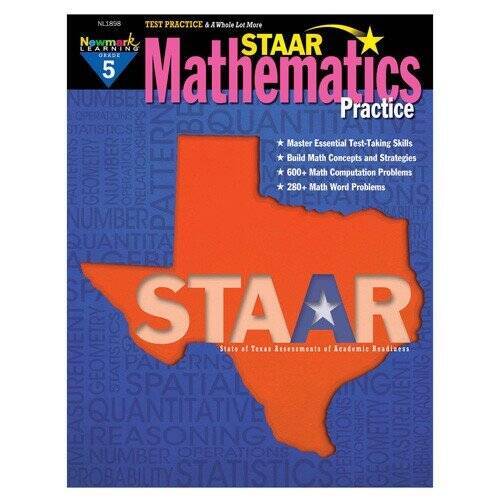 STAAR Mathematics Practice Grade 5 - Paperback By Multiple Authors ...