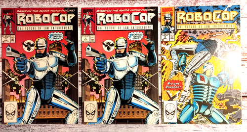 Robo Cop Lot of 3 Comic Books. Two #1's and a #2. Marvel Comics 1990 ...