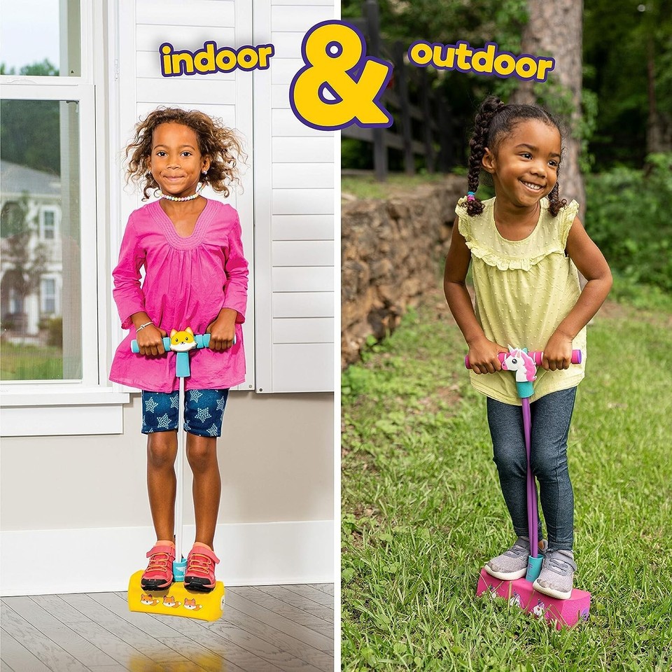 Flybar My First Foam Pogo Jumper Stick Kids Bungee Jumper Bouncy Fun ...