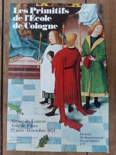Poster The Primitives Of The Cologne School Louvre Museum 1974 | eBay