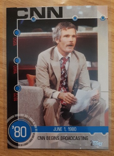 2015 TOPPS BASEBALL HIGHLIGHTS CNN BEGINS BROADCASTING #11A JUNE 1 ...