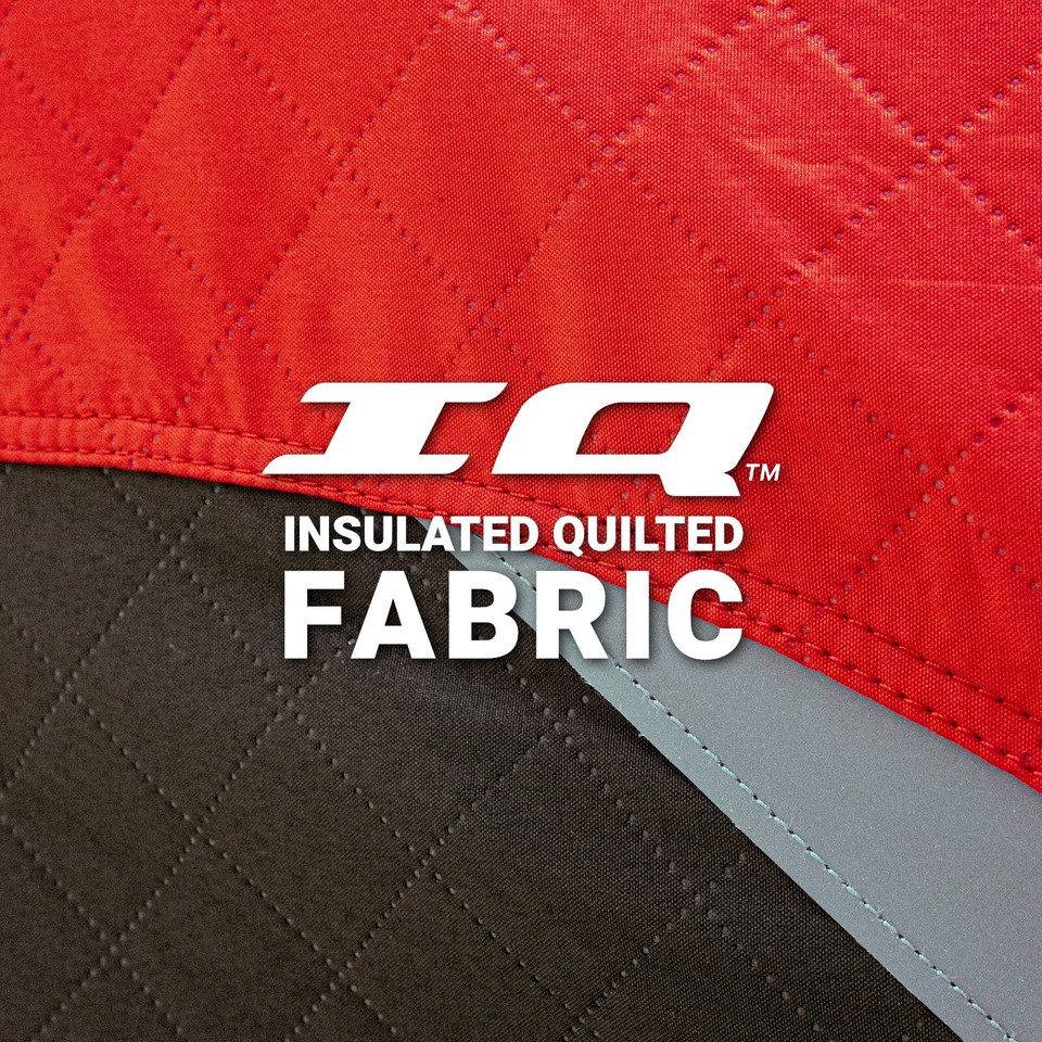 Eskimo Wide 1 Thermal Sled Ice Shelter, Insulated, Red, 1-Person, 14.8 ...