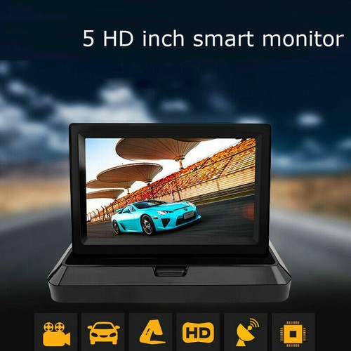5'' Foldable TFT LCD Screen Car Rear View Reverse Monitor for Backup ...