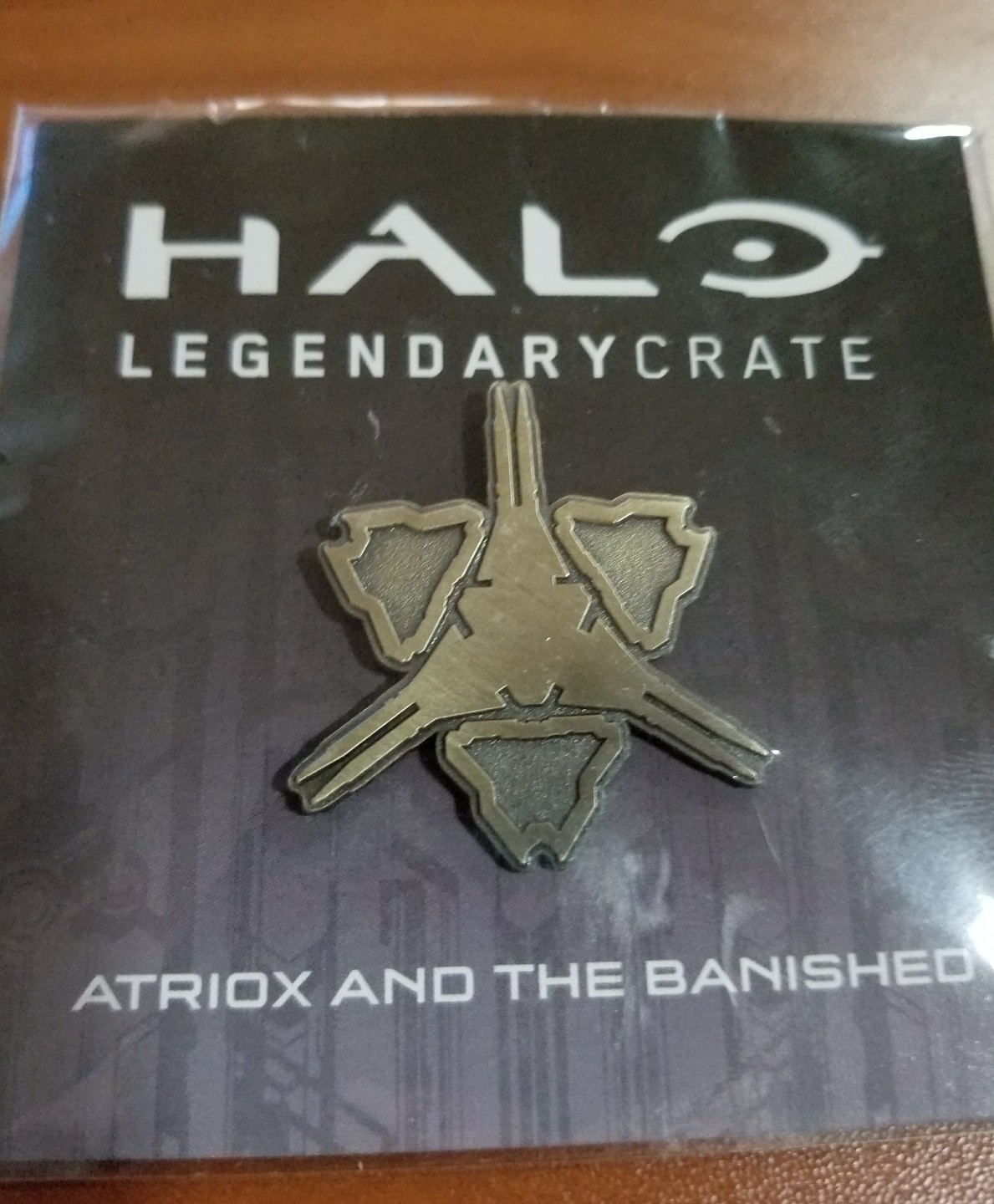 Halo Crate gold pin Variant rare Atriox and the Banished metal Loot ...