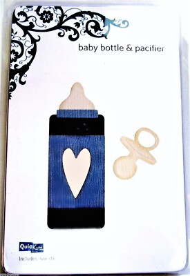 Baby Bottle & Pacifier Quickutz Thin Metal Die REV-0106-S NEW! | eBay