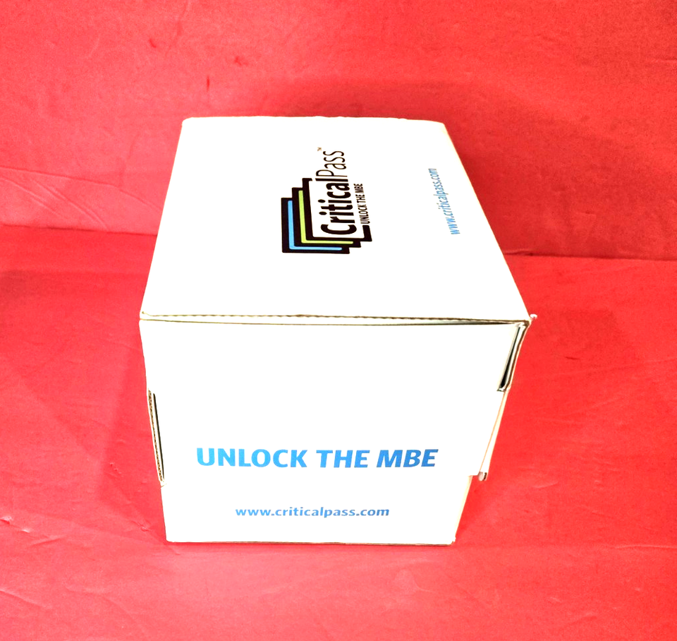 Critical Pass MBE Flashcards - Unlock The MBE - Complete Set | eBay