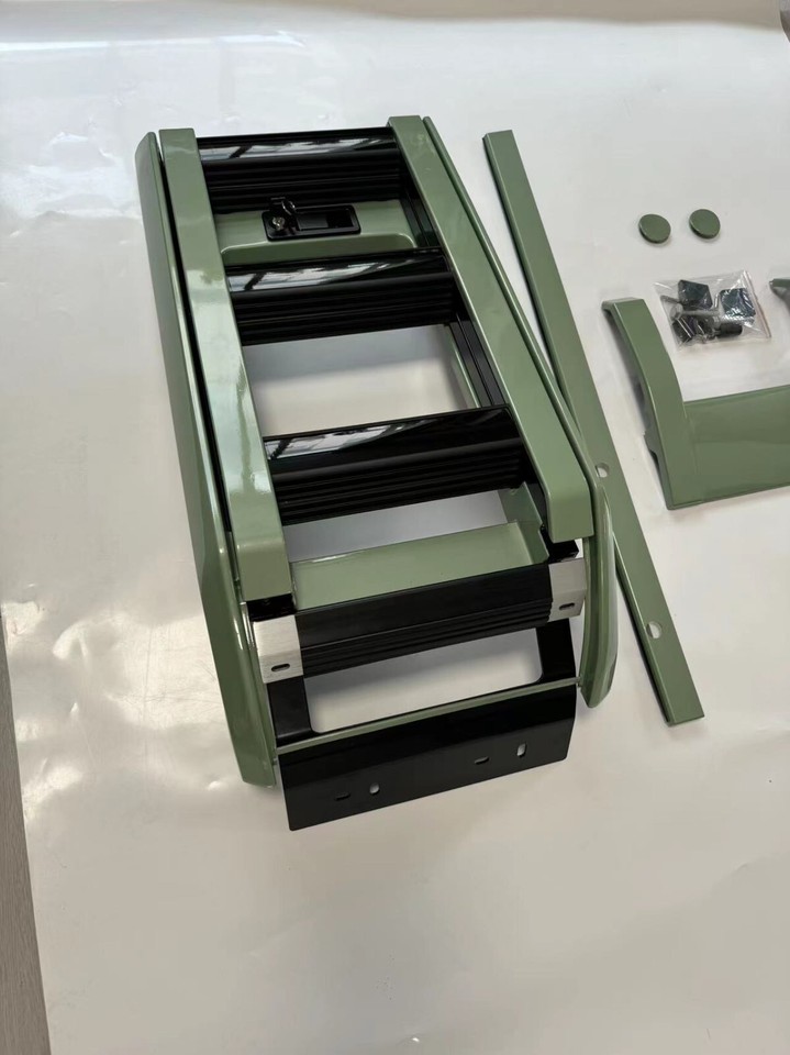 Deployable Side Mounted Ladder Grasmere Green Window Step For Defender ...