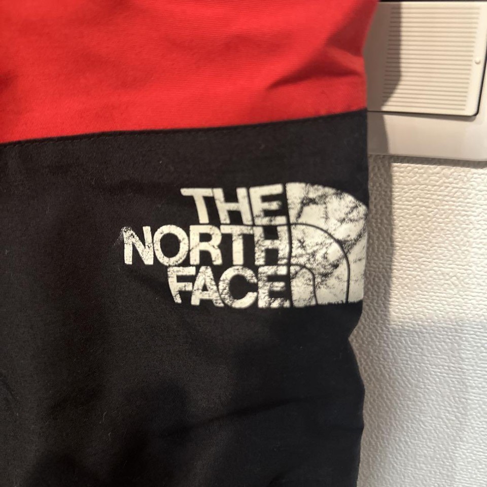 Vintage North Face Snowboard Wear Red Screen Print Logo Gore Tex Size M ...