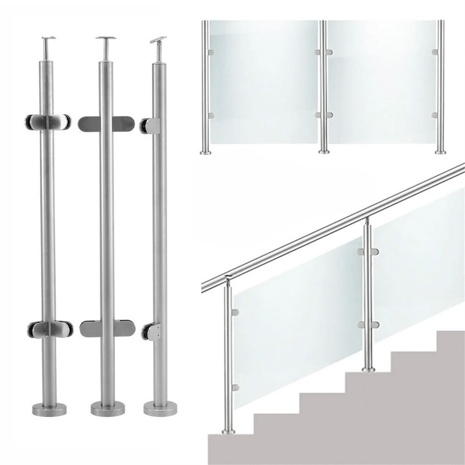 Balustrade Post Stainless Steel Post Rail Handrail Fitting Glass Panel ...