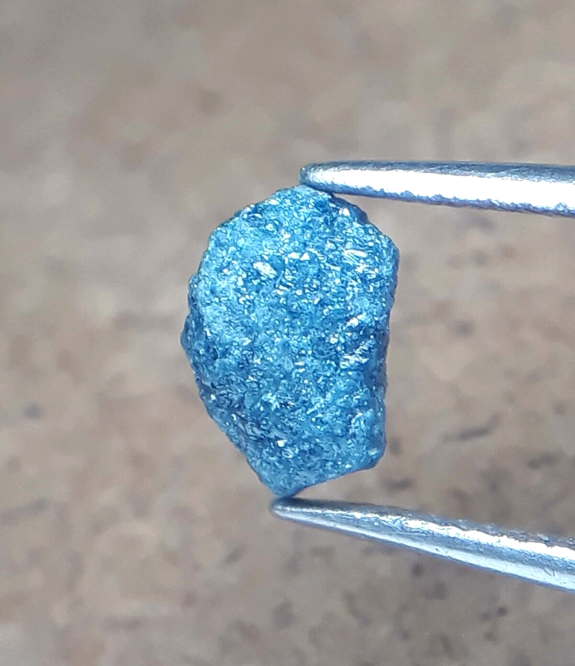 1.75 Ct Natural Blue Diamond Uncut Raw Rough Diamond Blue Color Diamond ...