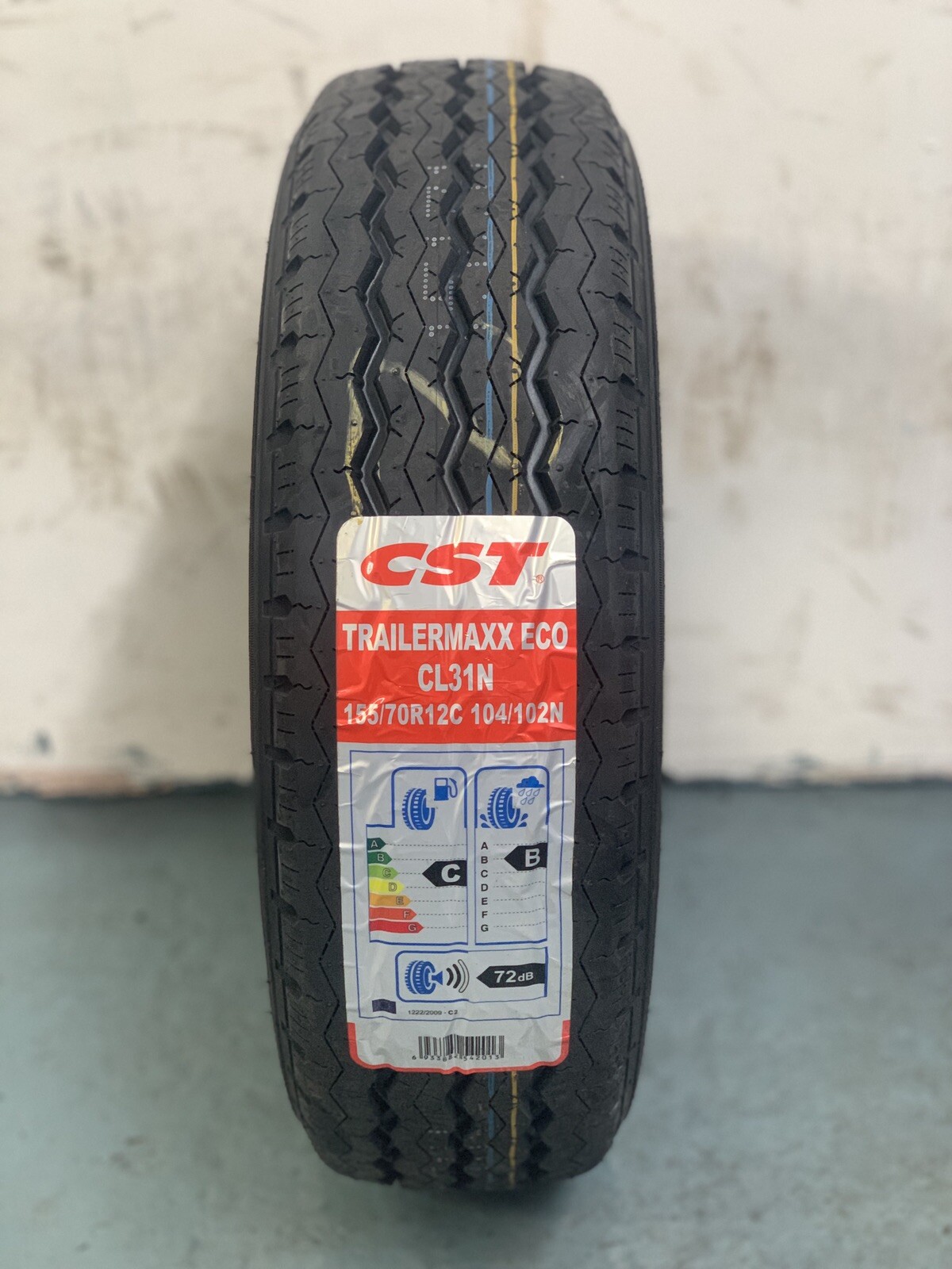 1 x 155/70 R12C Maxxis CST Trailermaxx CL31N 8PR 104/102N 155 70 12 ...