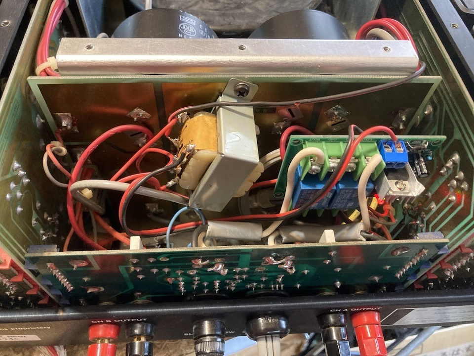 SAE A501 Stereo Power Amplifier Black Audio Equipment 19 x 6.9 in From ...