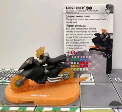 Marvel Heroclix Wheels of Vengeance 034 Ghost Rider Rare | eBay