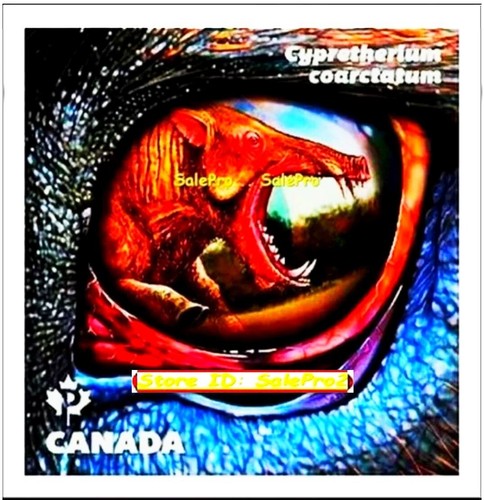CANADA 2016 CANADIAN DINOSAURS CYPRETHERIUM DINO FV FACE $1.24 MNH ' P ...