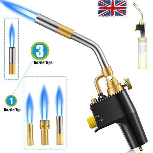 Propane Mapp Blow Torch Welding Soldering Brazing Gas Plumbing Swirl ...