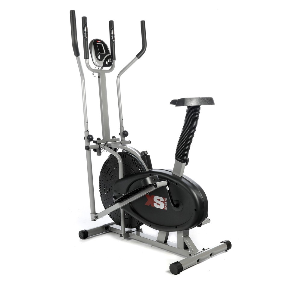 PRO CROSS TRAINER - 2 in 1- EXERCISE BIKE - CARDIO FITNESS WORKOUT ...