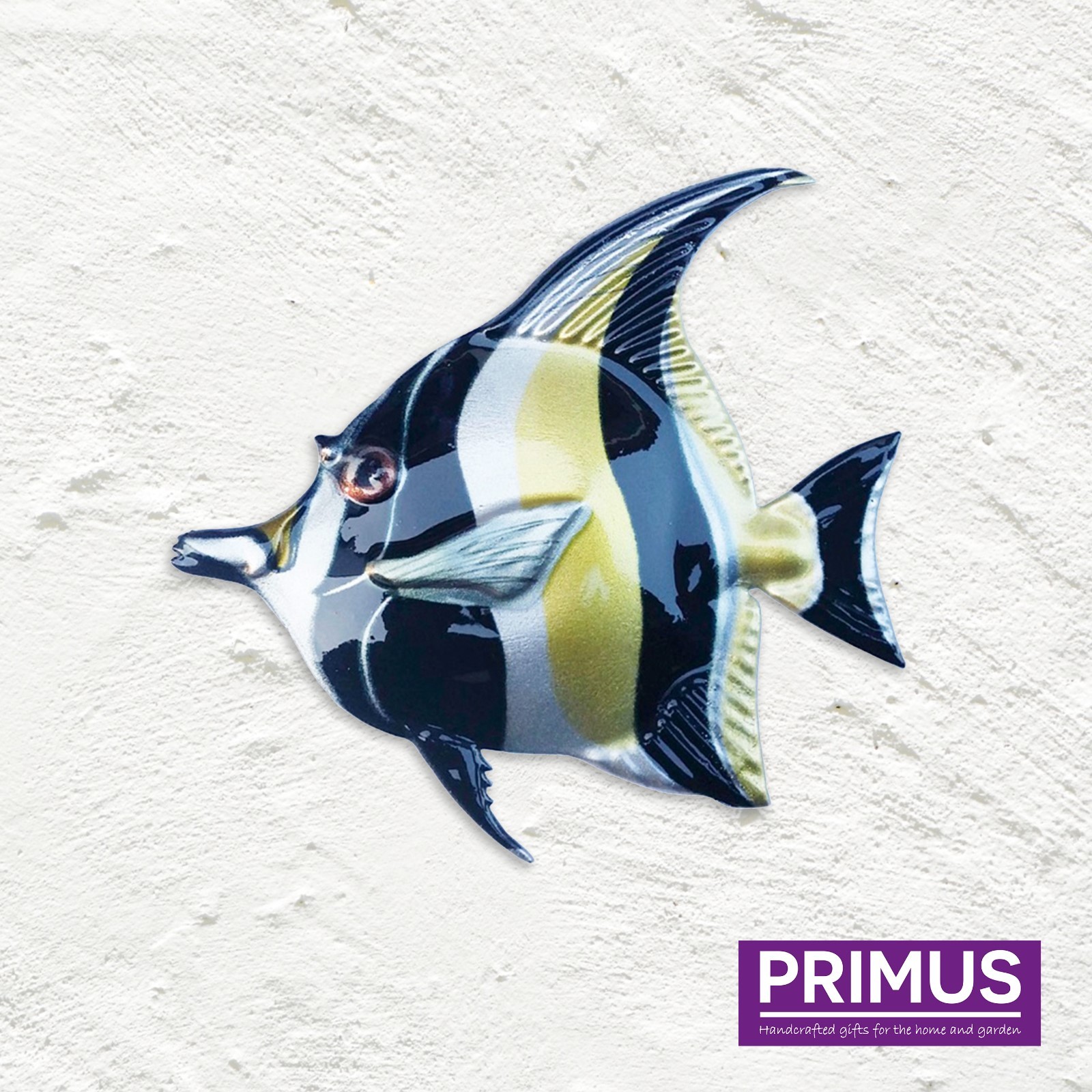 Primus Metal Tropical Fish Wall Art, Butterfly Fish, Moorish Fish | eBay UK