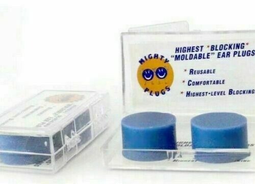 Mighty Plugs - 1 Pair Pack World's Finest Ear Plugs Earplugs Wax Mould ...