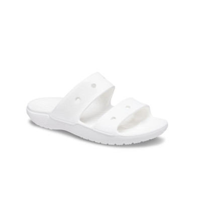 Crocs Classic 206761-100 Slide Sandals Unisex White Comfort Two-Strap ...