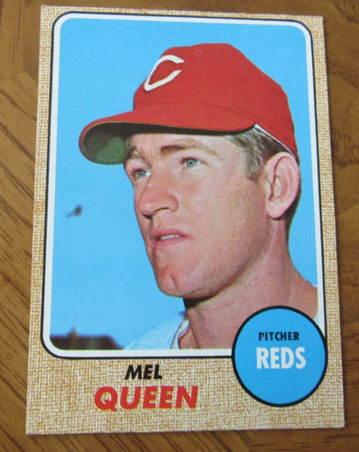 1968 Topps Baseball - # 283 Mel Queen, P, Cincinnati Reds | eBay