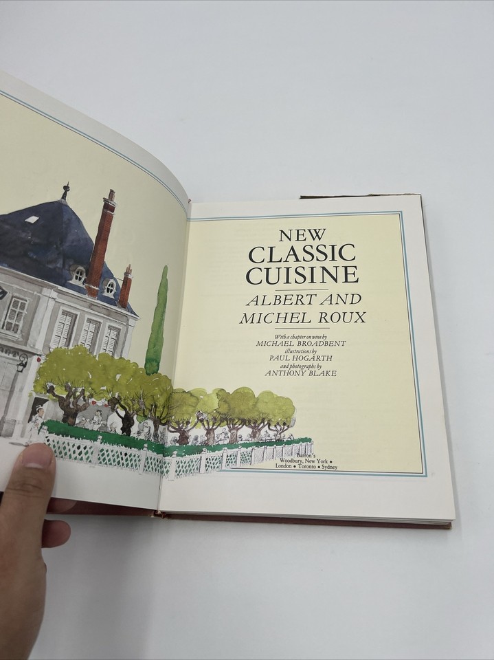 Vtg The Roux Brothers New Classic Cuisine French Recipe Cookbook 1984 ...