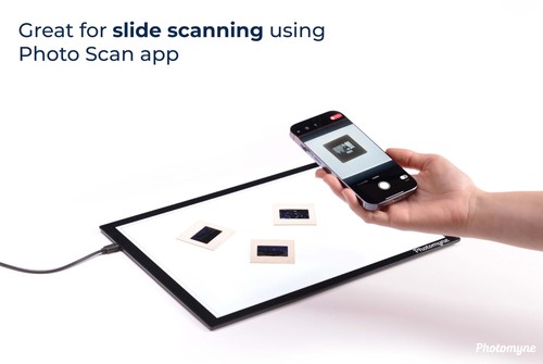 Photomyne Magnetic Slide Viewer Light Box/Light Pad Backlight/Film ...