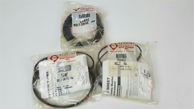 Lot of 3 OEM Whirlpool washing machine belts - 356402 + 95405 | eBay