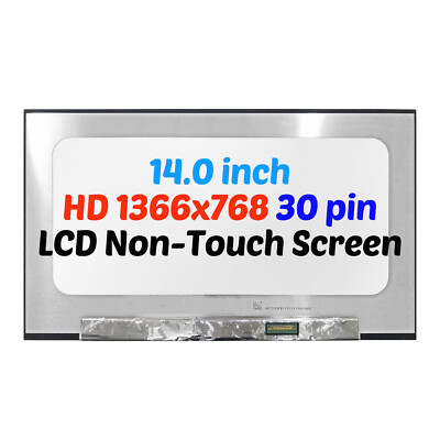14.0" Screen for Dell Latitude 14 3420 LCD Display 30 pin HD 1366x768 ...