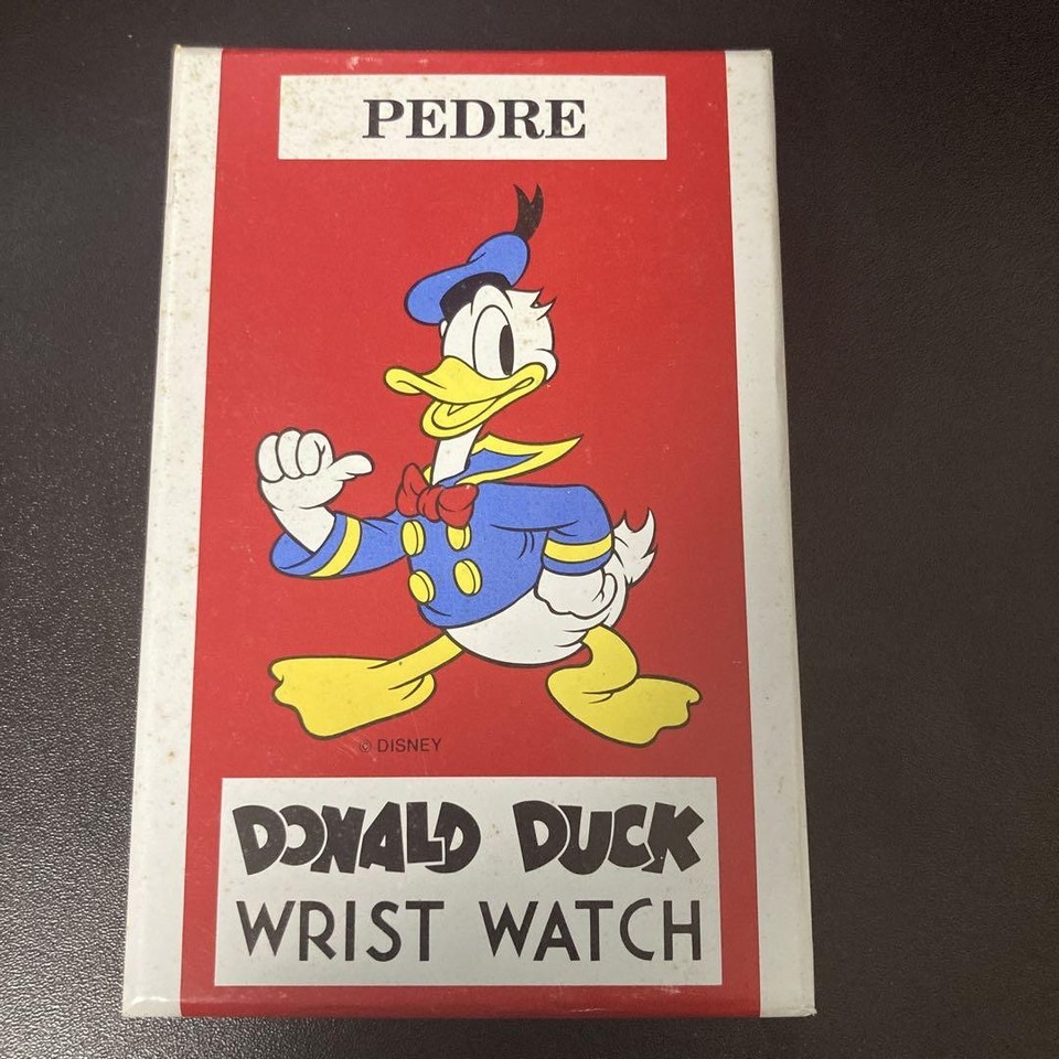 m7M Disney Donald Duck 60th Anniversary Watch Quartz Japan Deadstock ...