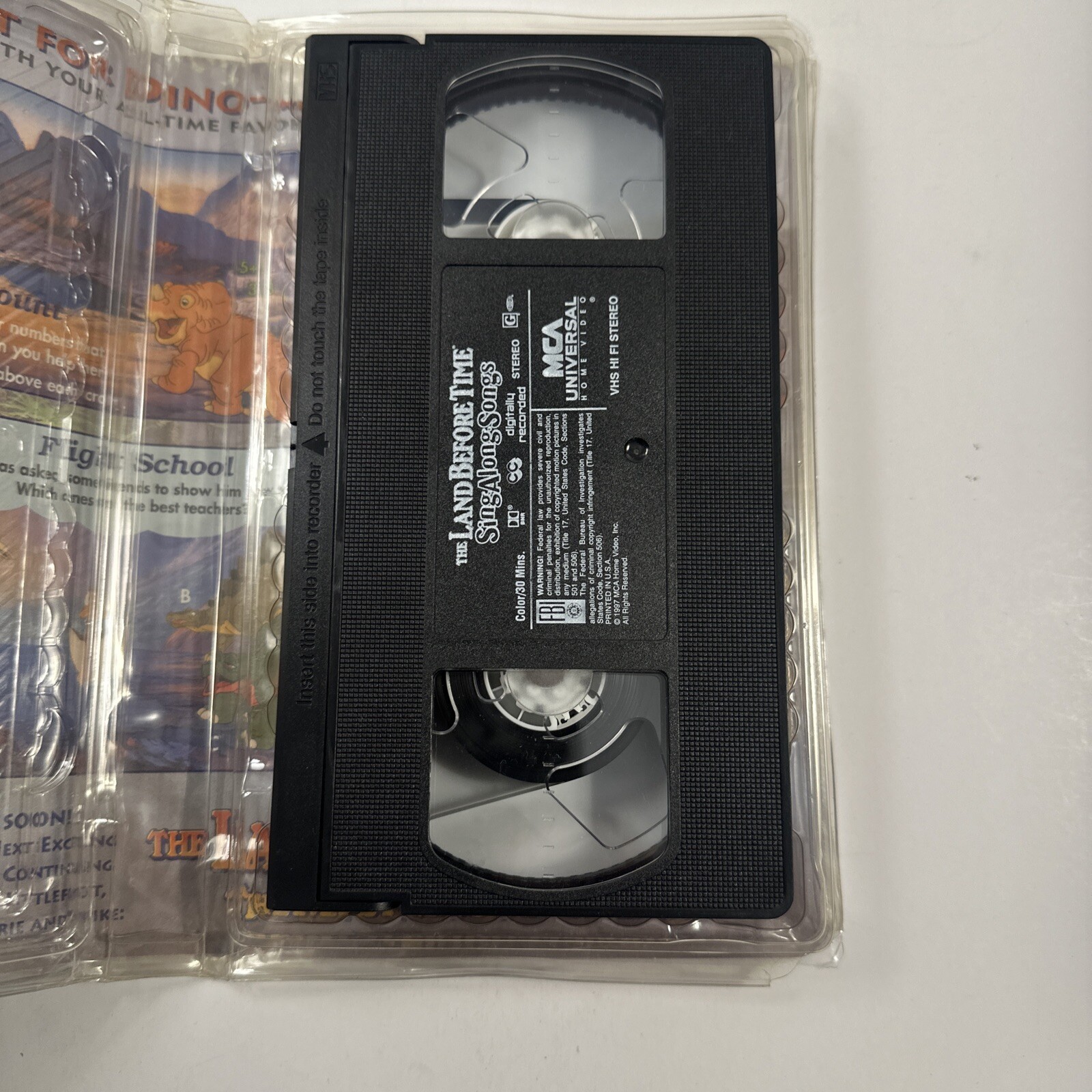 The Land Before Time Sing Along Songs VHS - | Grelly USA