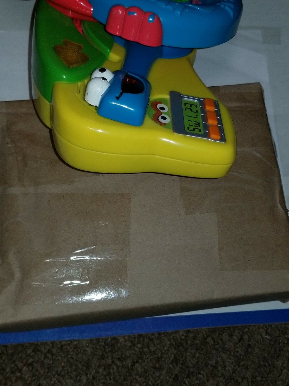 Sesame Street Elmo Giggle 'n Go Driver Steering Wheel Toy Mattel 2006 ...