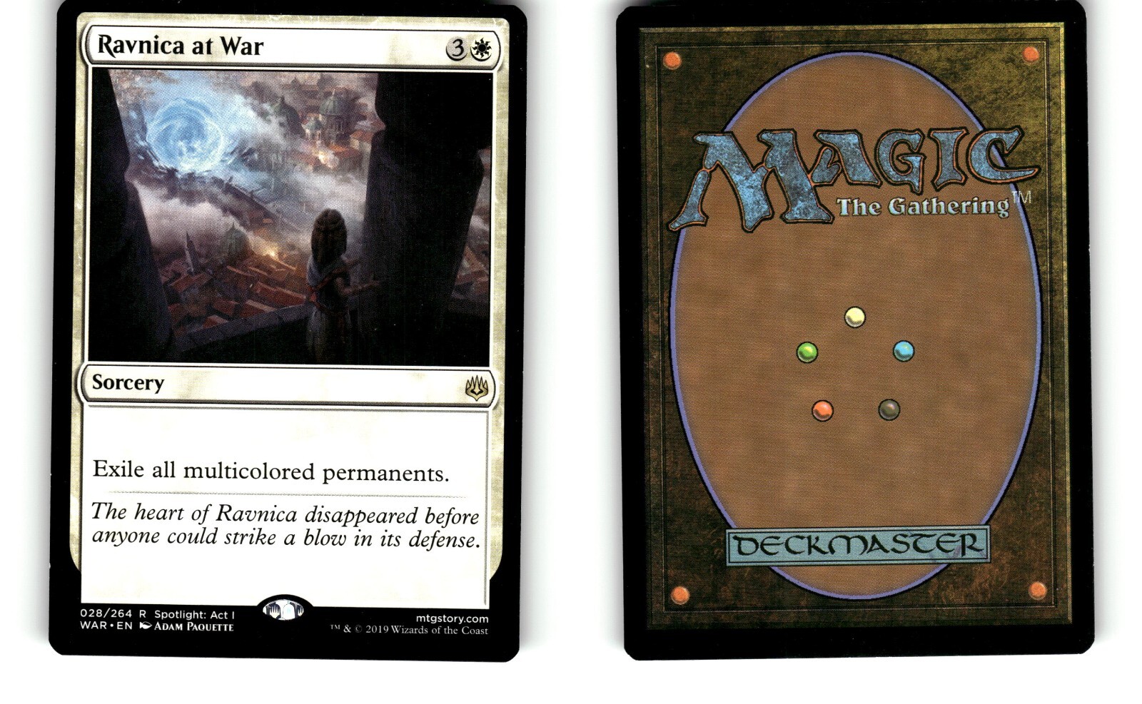 MTG War of the Spark Ravnica at War WAR 028/264 R NM/MT | eBay